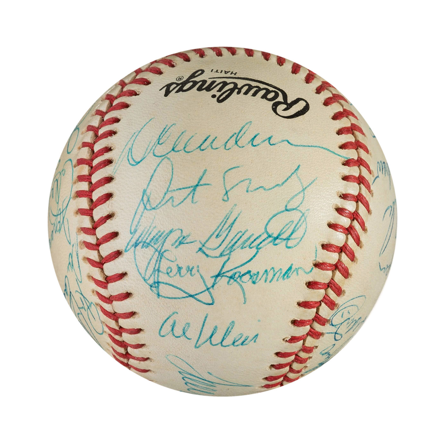 1969 New York Mets Team Signed Baseball - Brigandi Collectibles - Touch ...